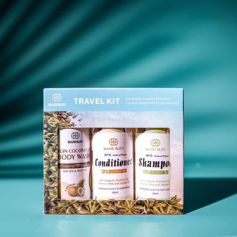 TRAVEL KIT - Hair & Body Paradise Essentials – MAHE BLEU